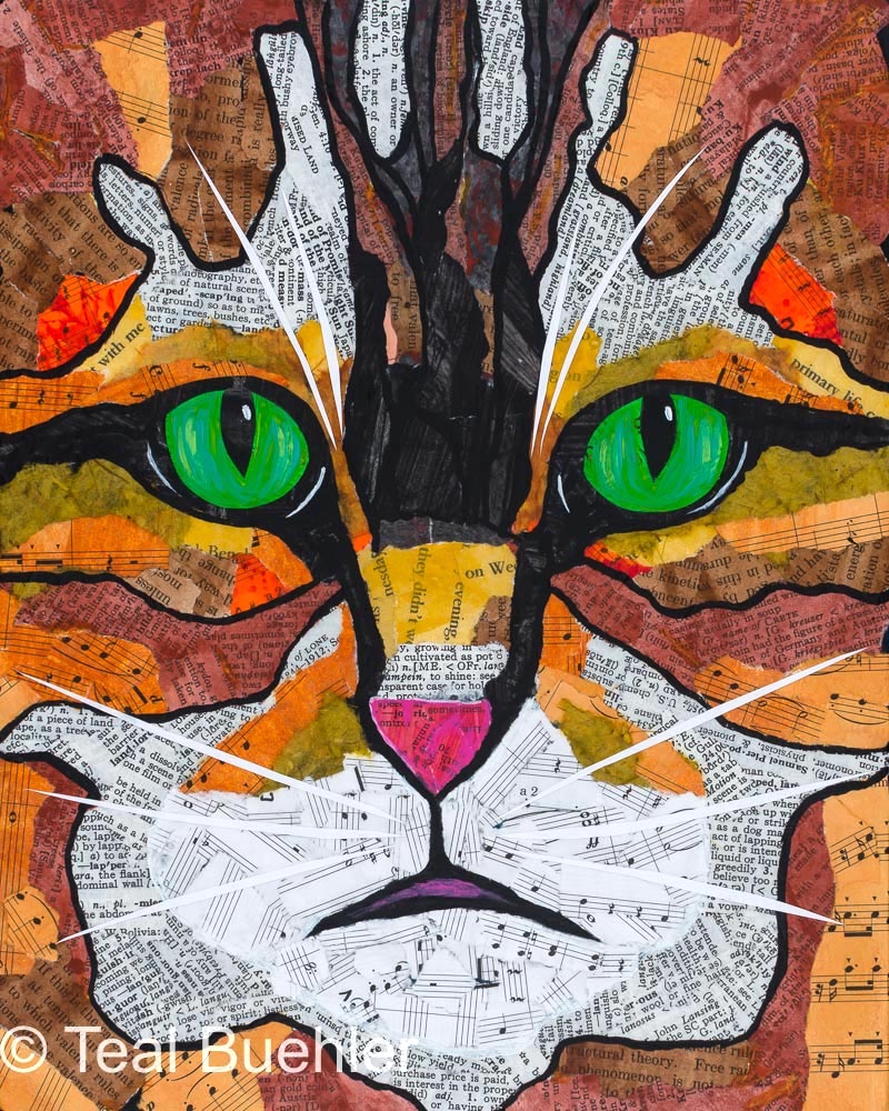 Paper Paintings - Teal N Buehler - Artist